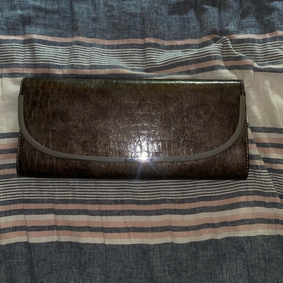 Bags | Brown Snake Clutch | Poshmark